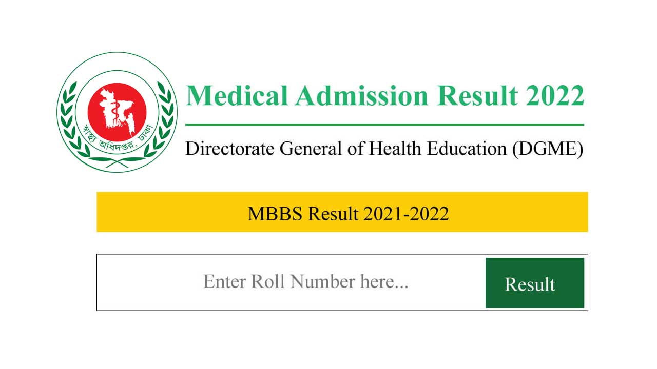 MBBS admission test results published