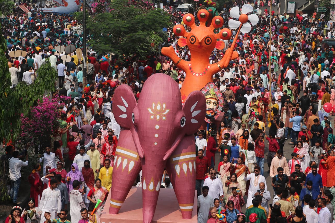 Nationwide celebrations usher in Bangla New Year 1431 with art, culture ...